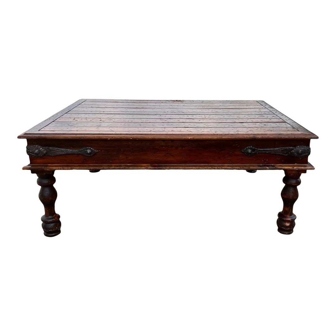 Rustic Reclaimed Wood Farmhouse Coffee Table - Etsy