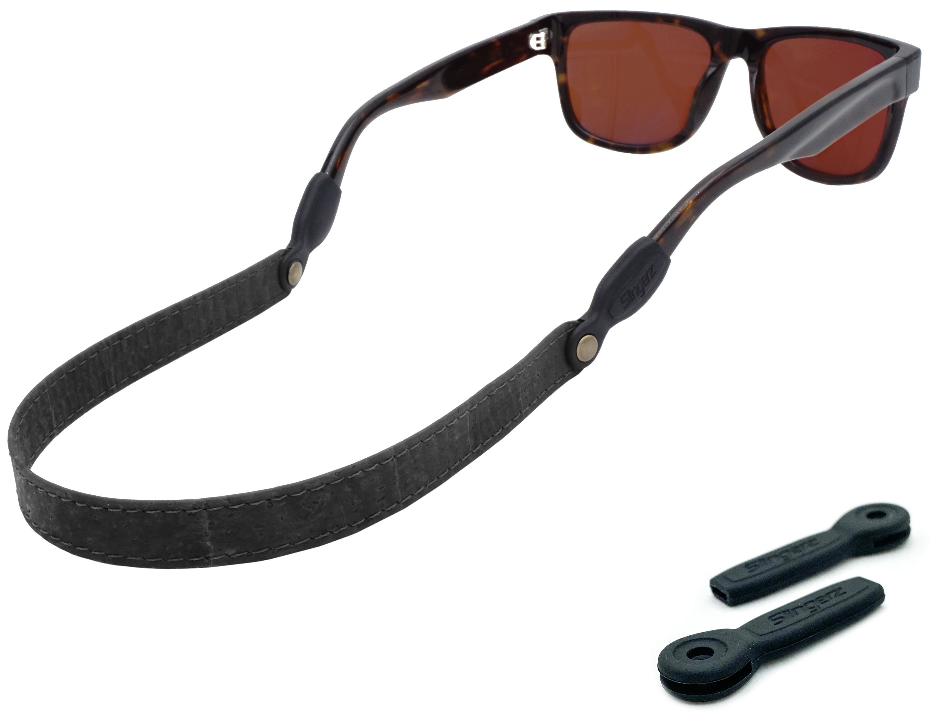 Premium Cork Leather Wide Sunglass Strap Comfortable Stylish SLINGERZ ...