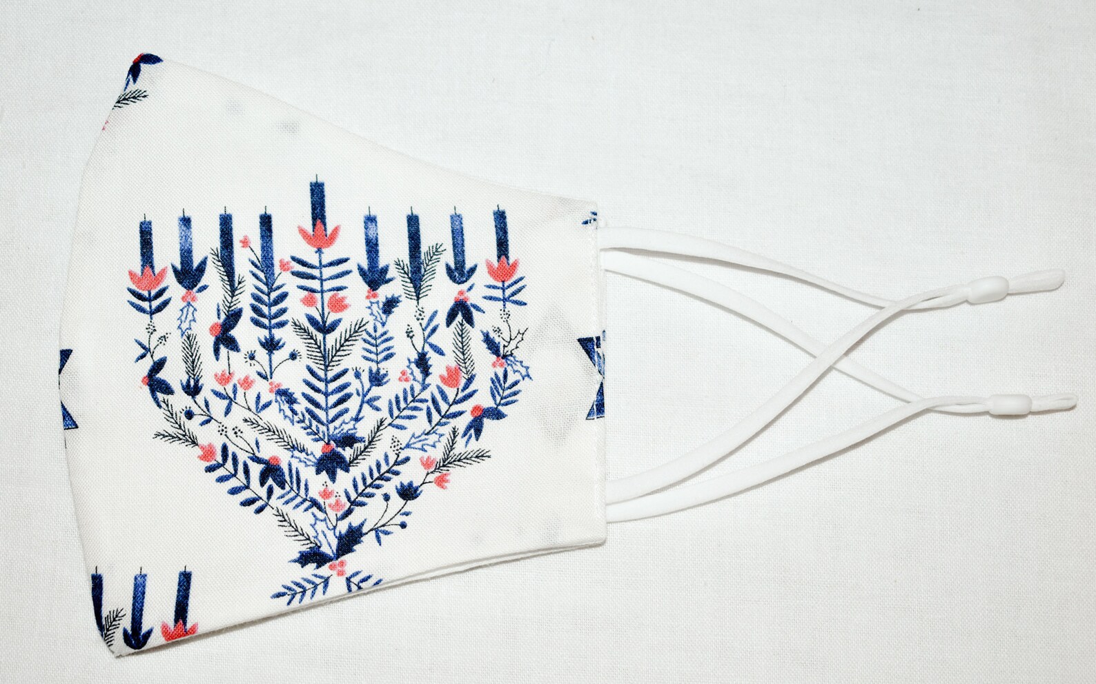 Menorah Adjustable Face Mask Hanukkah Face Mask | Etsy