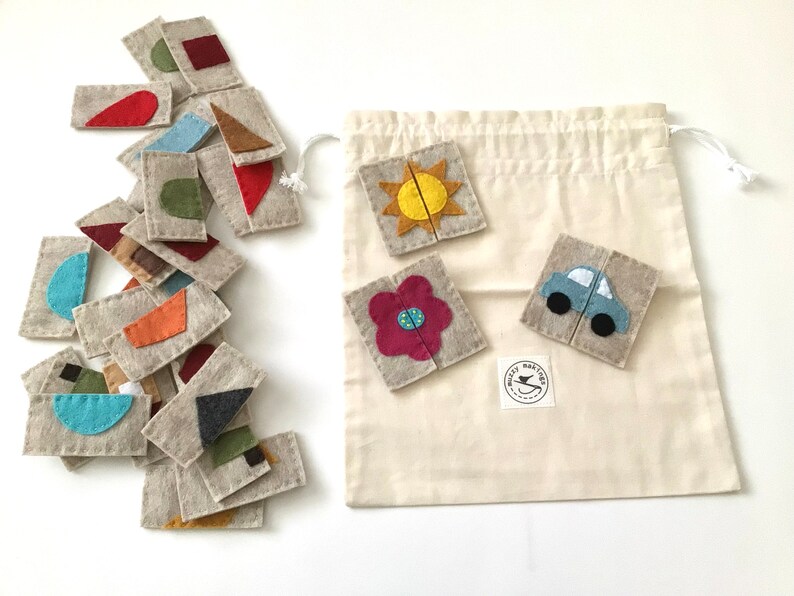 Symmetry Puzzle-shapes and Objects-matching Game - Etsy