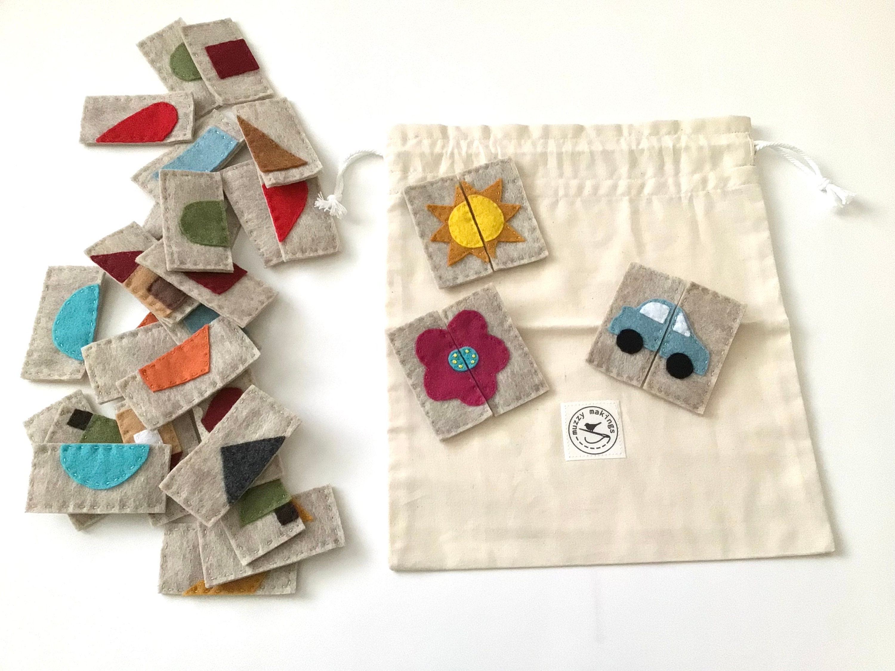 Symmetry Puzzle-shapes and Objects-matching Game - Etsy