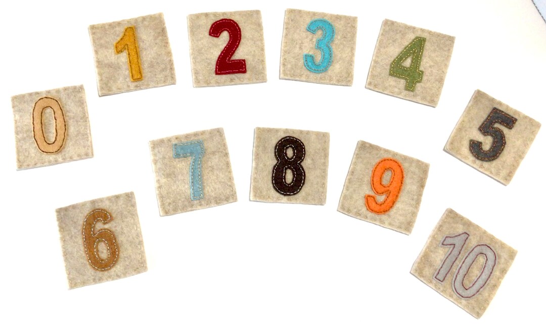 0-10 Number Cards - Etsy