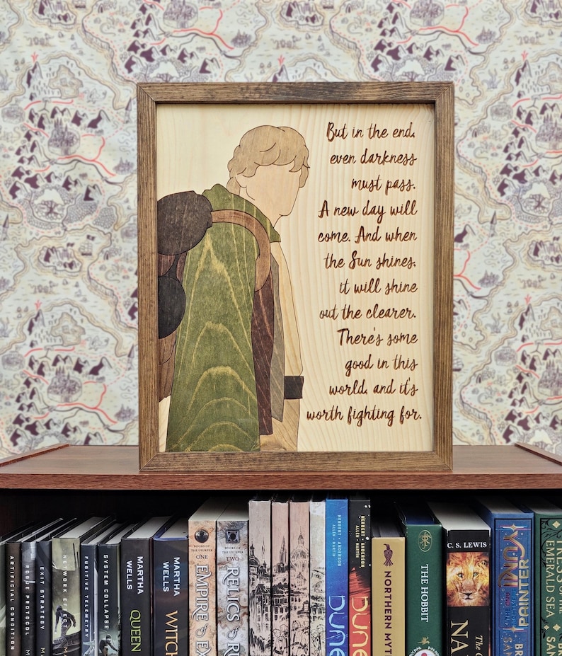Lord of the Rings Handmade Wooden Wall Art: Samwise Sam Gamgee ...