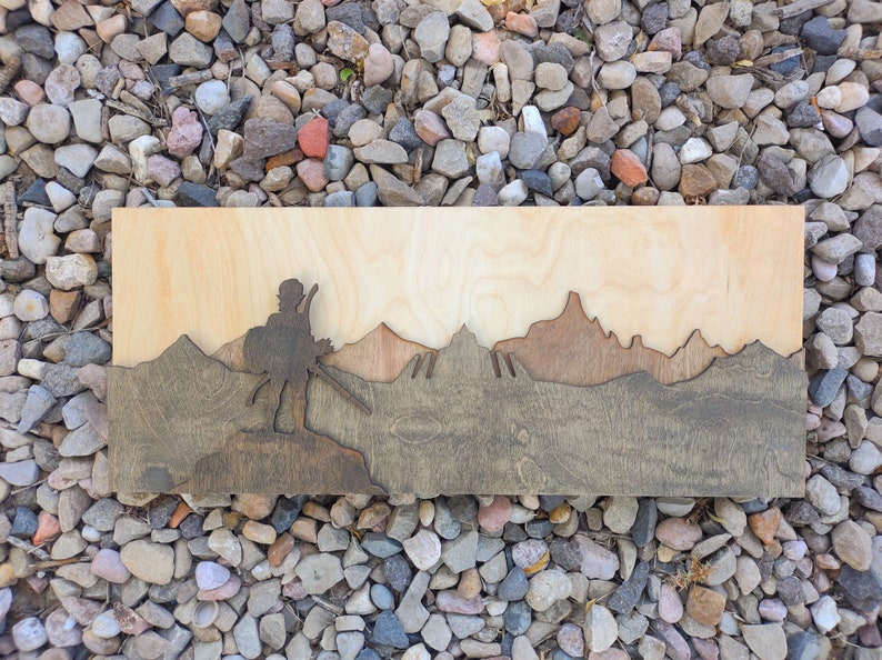 Legend of Zelda 3D Wooden Landscape: Link and Breath of the Wild, Laser ...