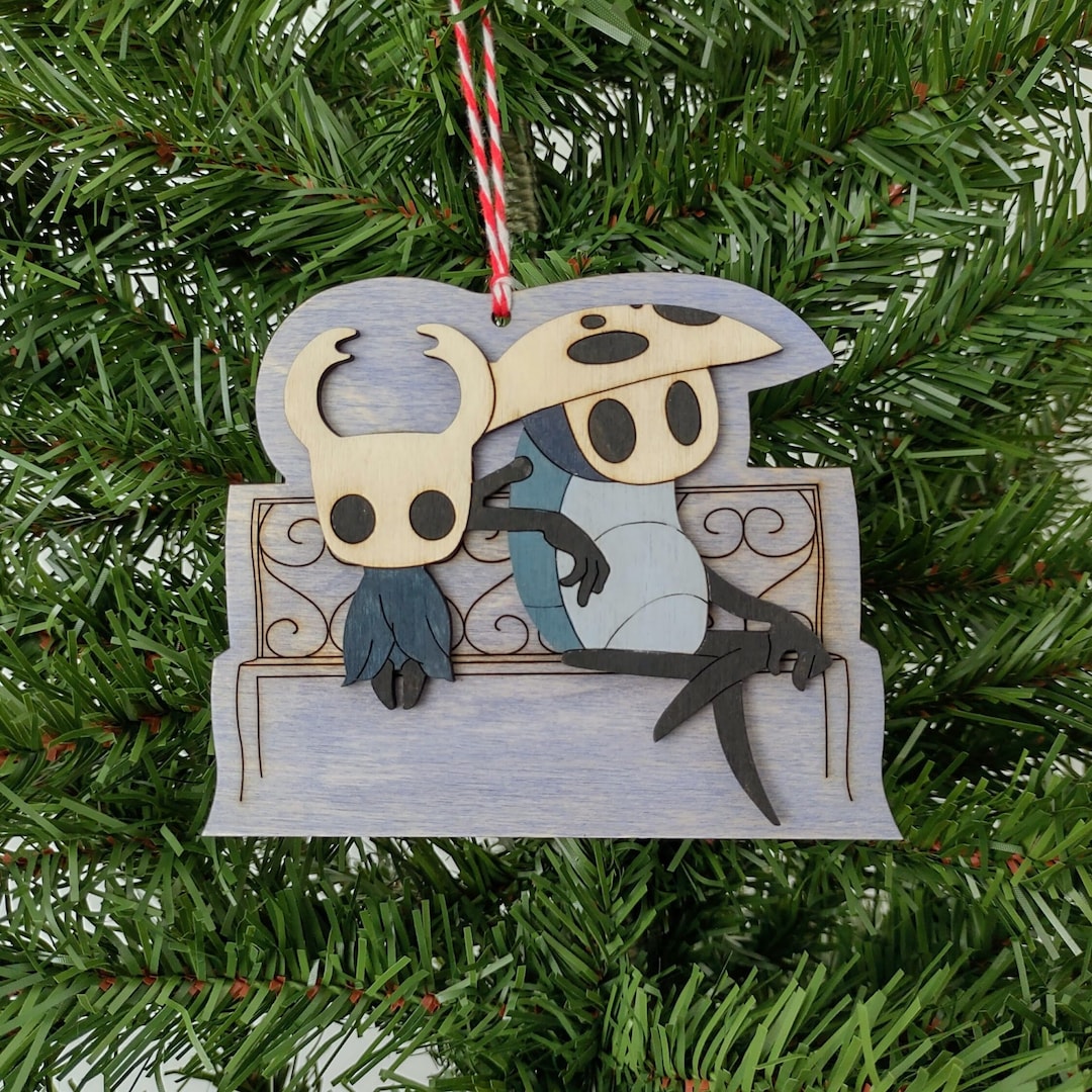 Handmade Painted 3D Cute Hollow Knight Christmas Ornament - Etsy