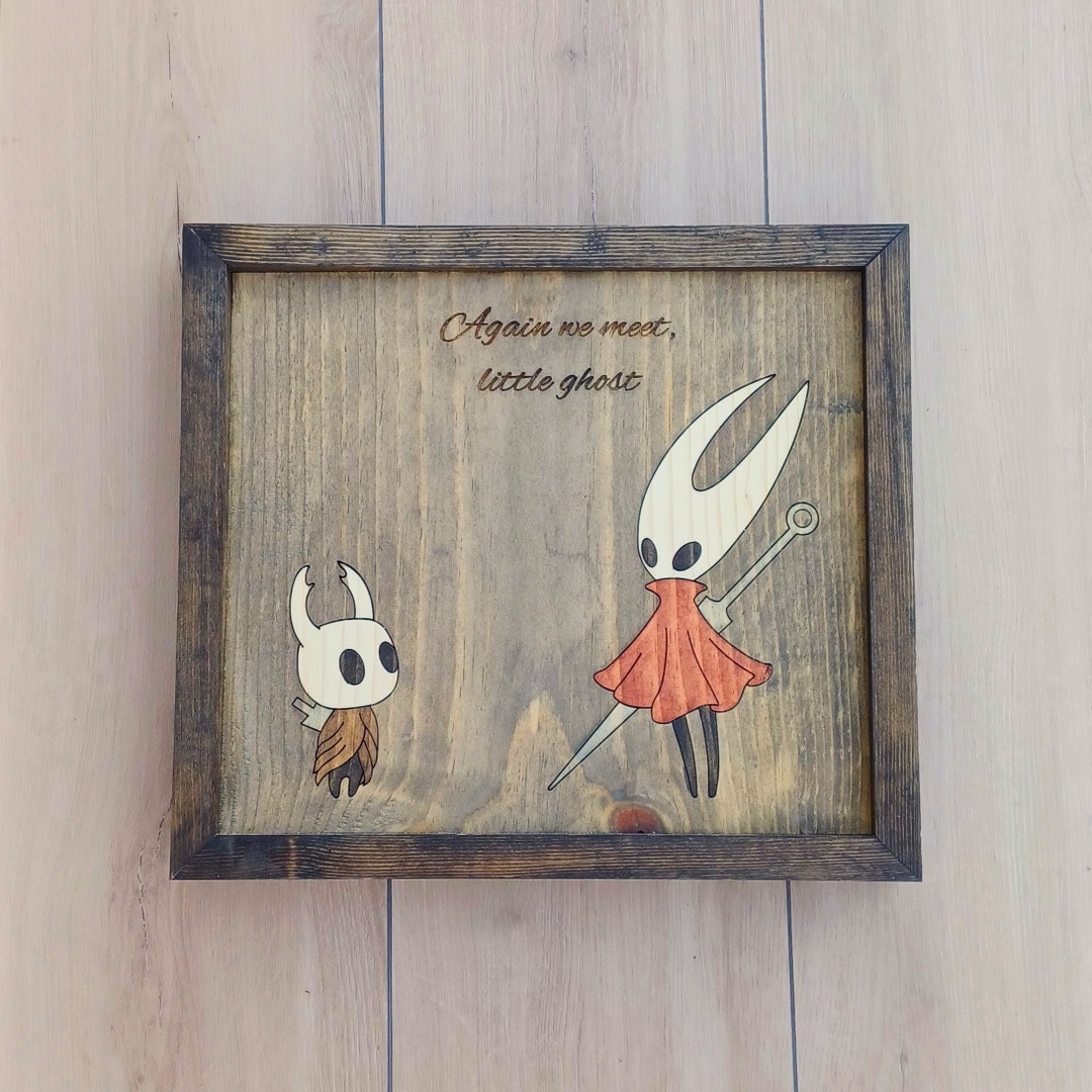 Hollow Knight Handmade Wooden Wall Art: Hornet in City of Tears, Again ...