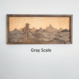 Legend of Zelda 3D Wooden Landscape: Link and Breath of the Wild, Laser ...