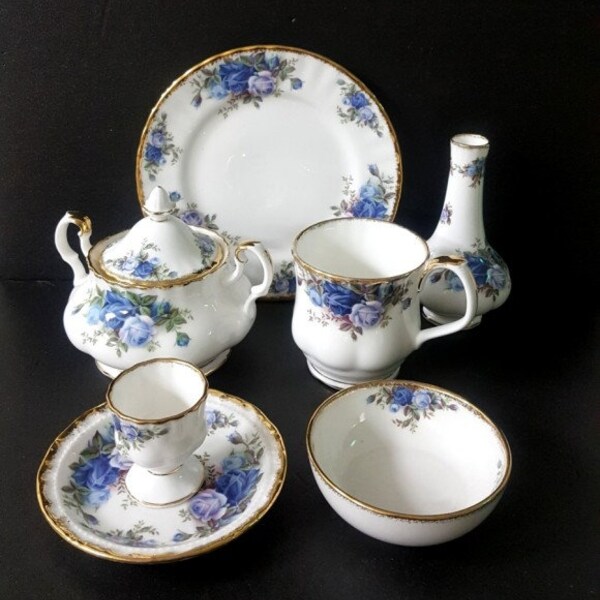 Royal Albert Moonlight Rose - Etsy