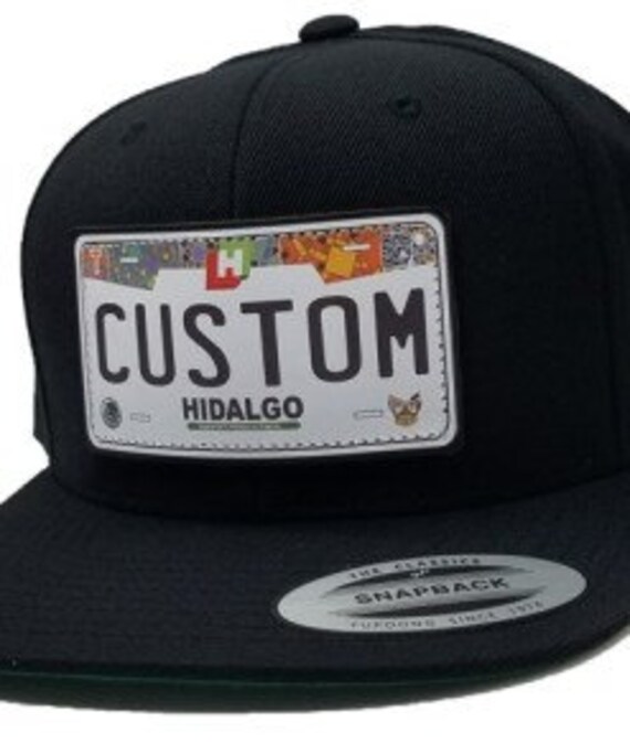 Hidalgo Custom License Plate Snapback or Trucker Hat | Etsy