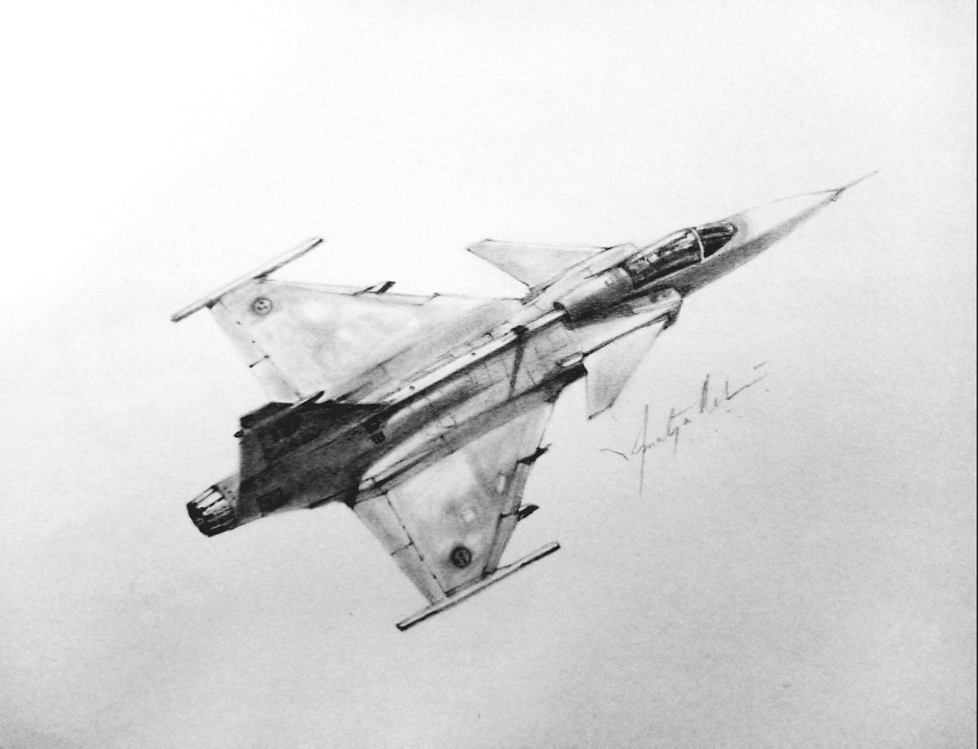 SAAB JAS 39 Gripen Print - Etsy