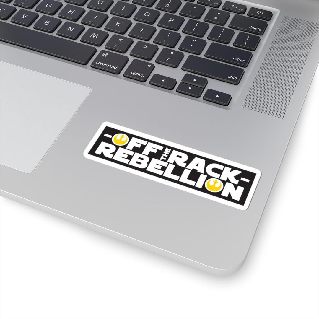 Off the Rack Rebellion Vinyl Stickers - Kiss Cut Stickers - Etsy