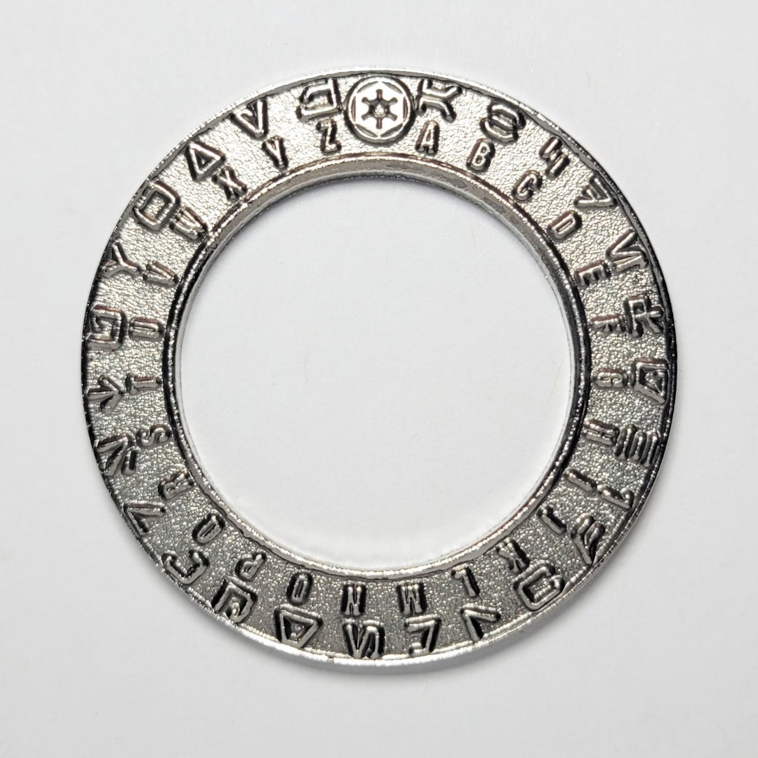 Imperial Aurebesh Decoder / the Empire Aurebesh Translator - Star Wars Pendant - Etsy UK