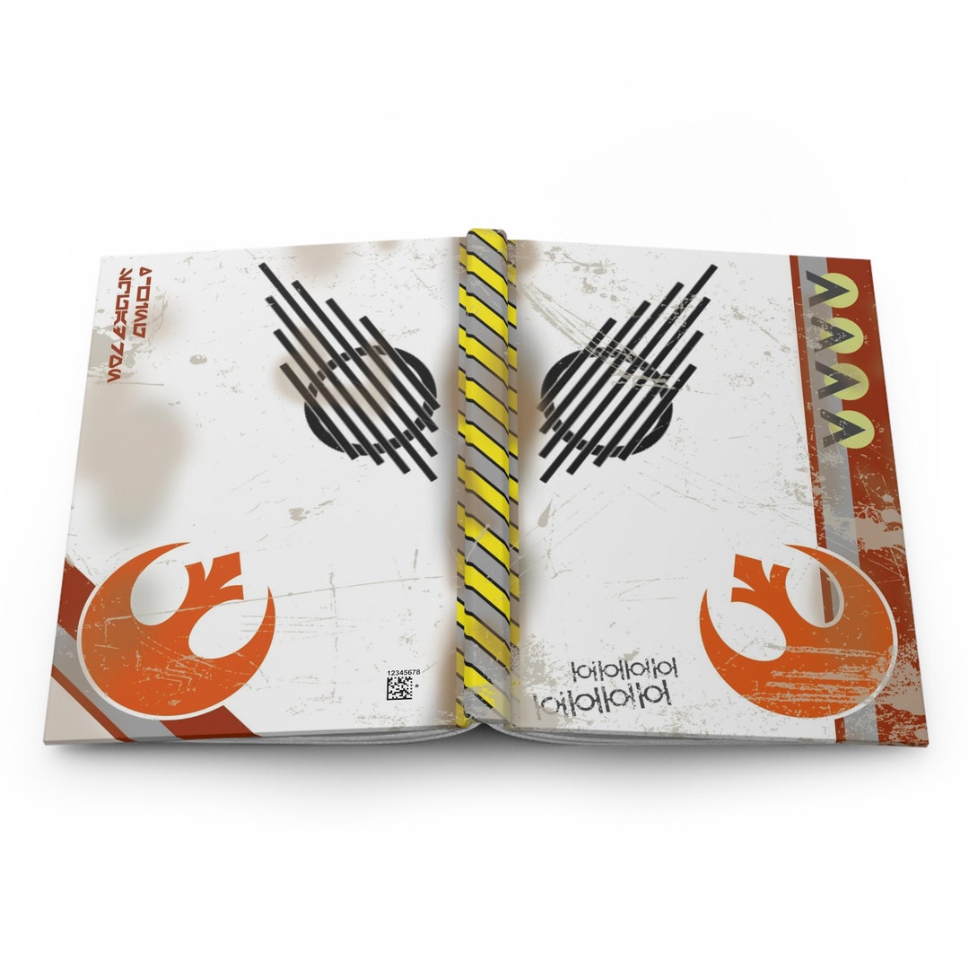 X-wing Squadron Helmet Notebook - Hardcover Journal - Etsy