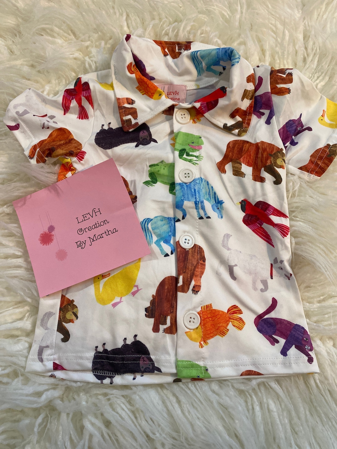 Brown Bear Book Inspired Character Button Down Shirt - Etsy