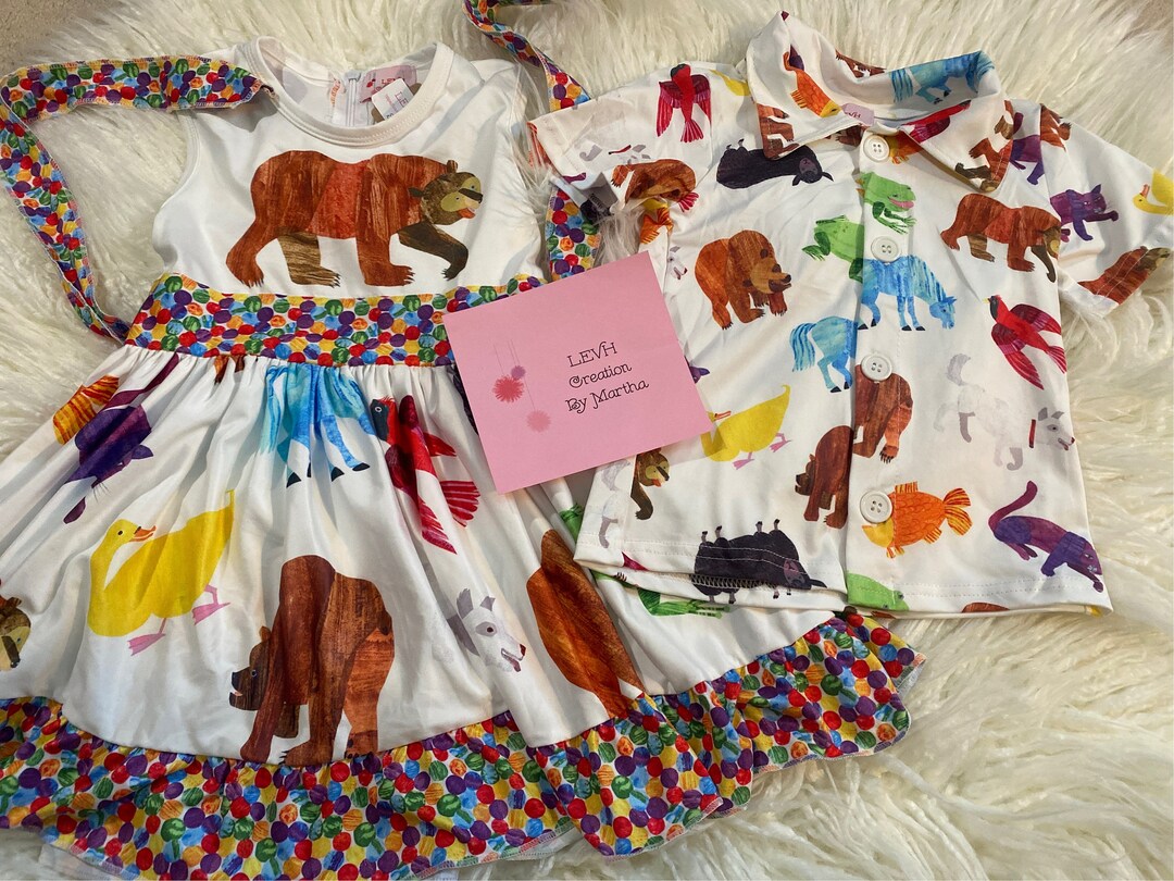 Brown Bear Book Inspired Character Button Down Shirt - Etsy