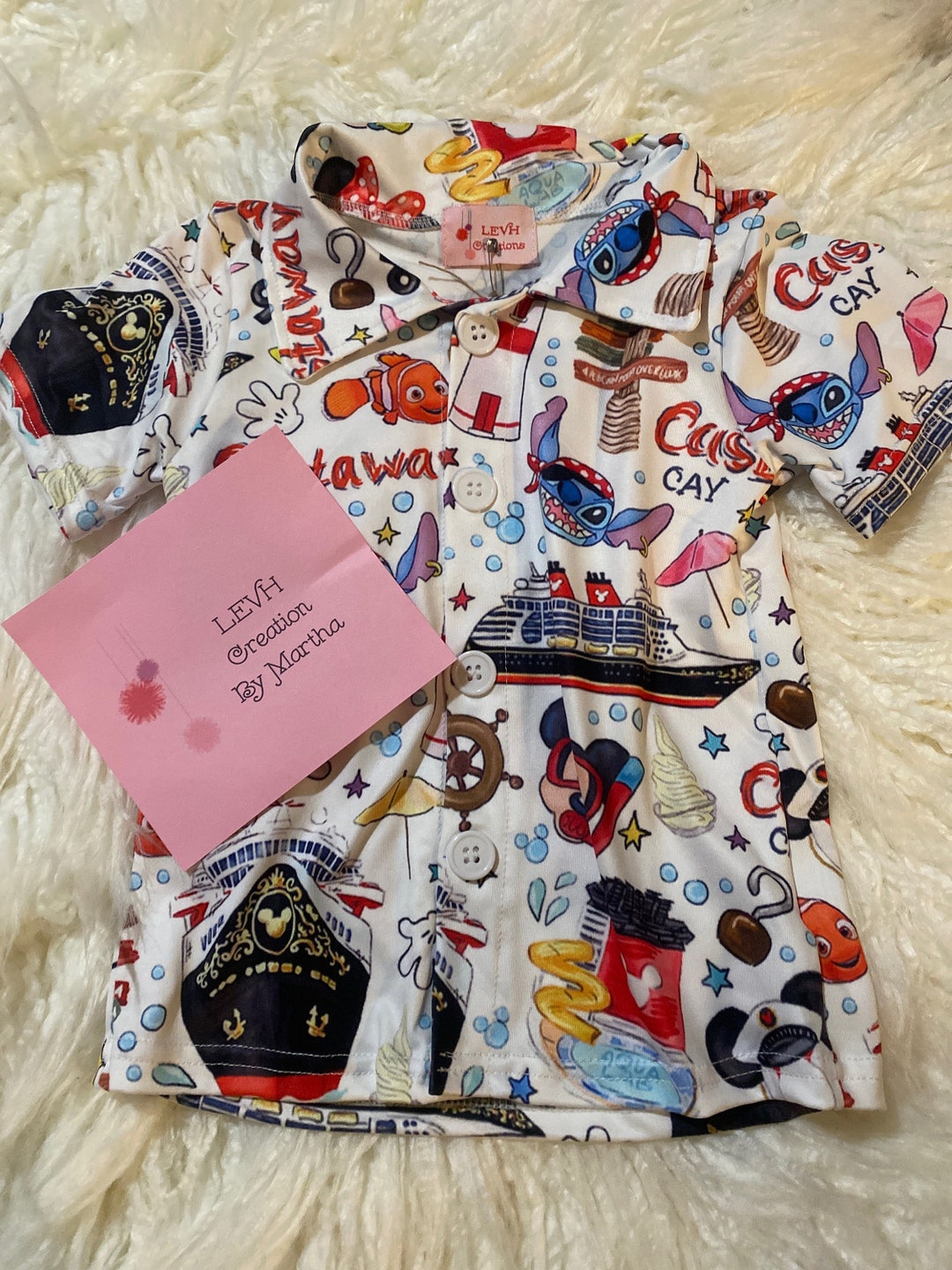 Castaway Mouse Cruise Inspired Button Down Shirt - Etsy