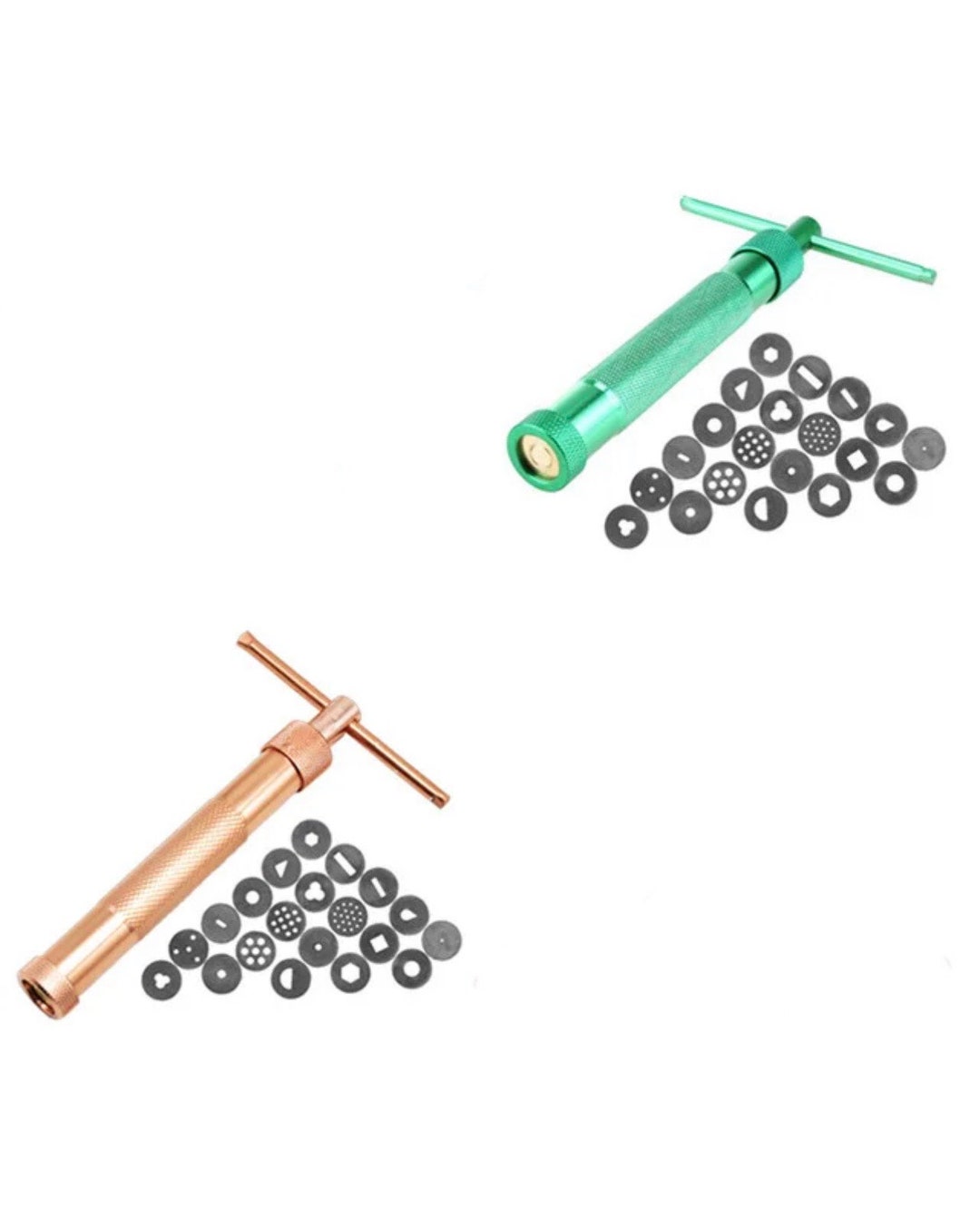 Clay Extruder Gun Fondant Extruder With 20 Tips Sugar Paste Extruder ...