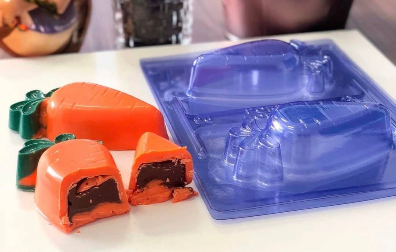 3D Easter Carrot Chocolate Mold. Carrot Chocolate Mold. - Etsy