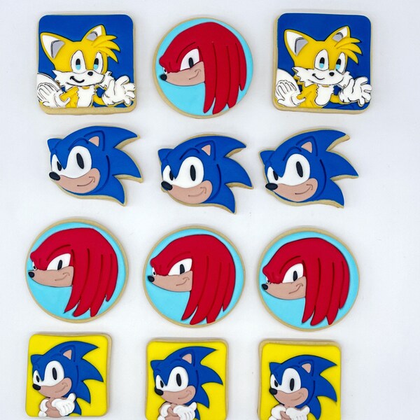 Sonic the Hedgehog Cookie Cutter Set - Etsy