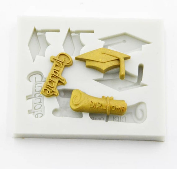 Graduation Variety Silicone Mold. Diploma Silicone Mold. - Etsy