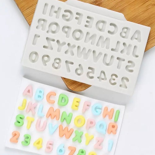 Alphabet Mold Silicone Fondant Mold Chocolate Mold Cake - Etsy