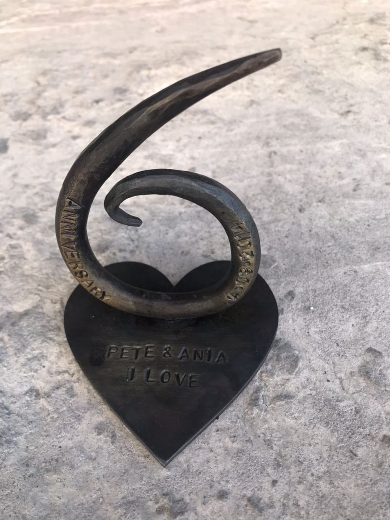 6th Anniversary Gift Hand Forged Iron Iron Gift for Her | Etsy