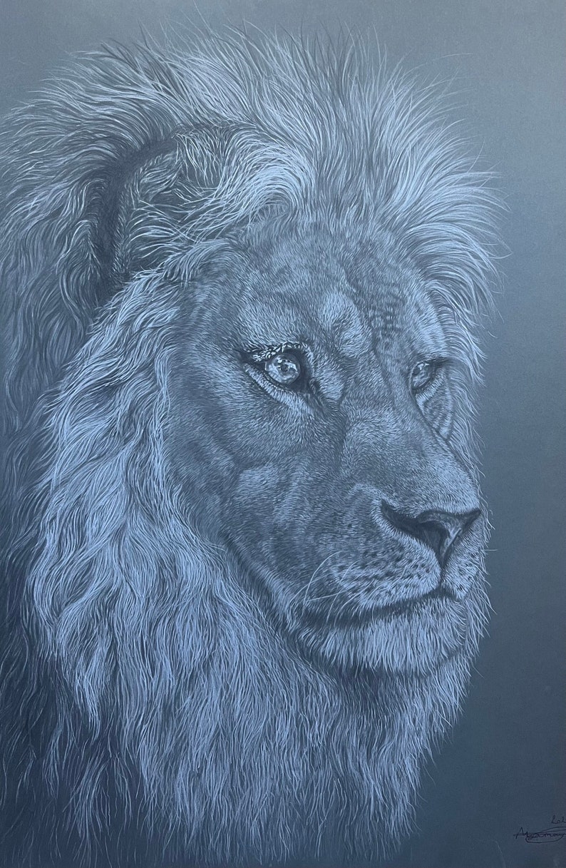 Artwork Original the Wise One - Etsy