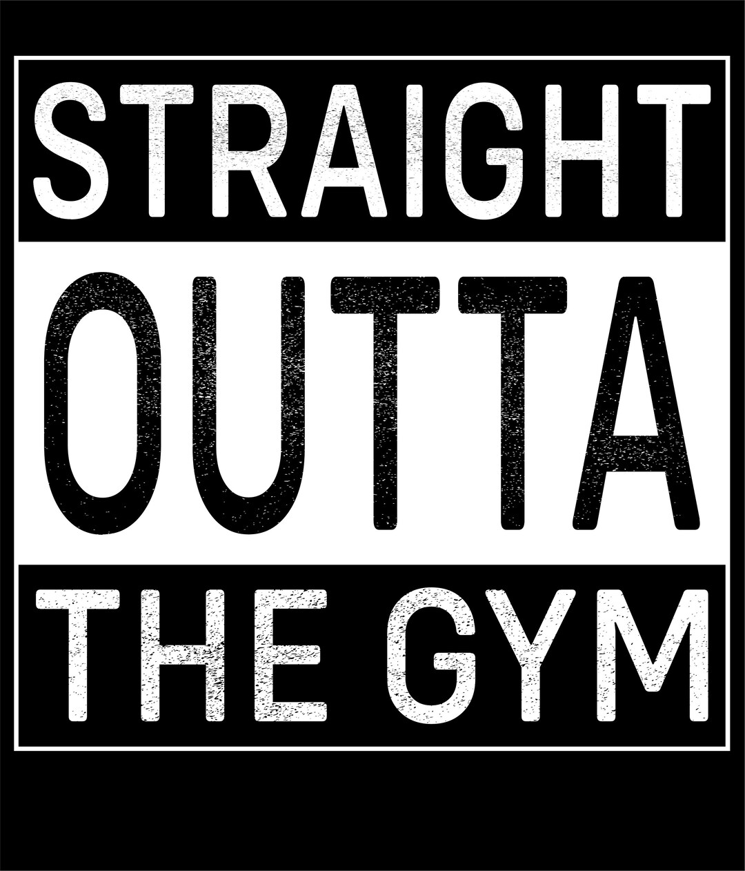 Straight Outta the Gym Fitness SVG EPS JPEG Vector Files - Etsy