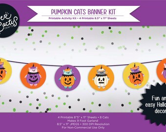 Printable Candy Corn Banner Kit DIY Halloween Decor | Etsy