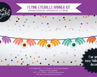 Printable Candy Corn Banner Kit DIY Halloween Decor | Etsy