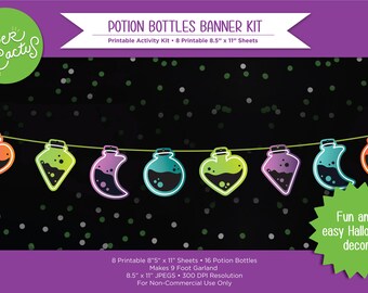 Printable Candy Corn Banner Kit DIY Halloween Decor | Etsy