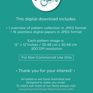 Traditional Cute Christmas Digital Paper Pack illustrated - Etsy