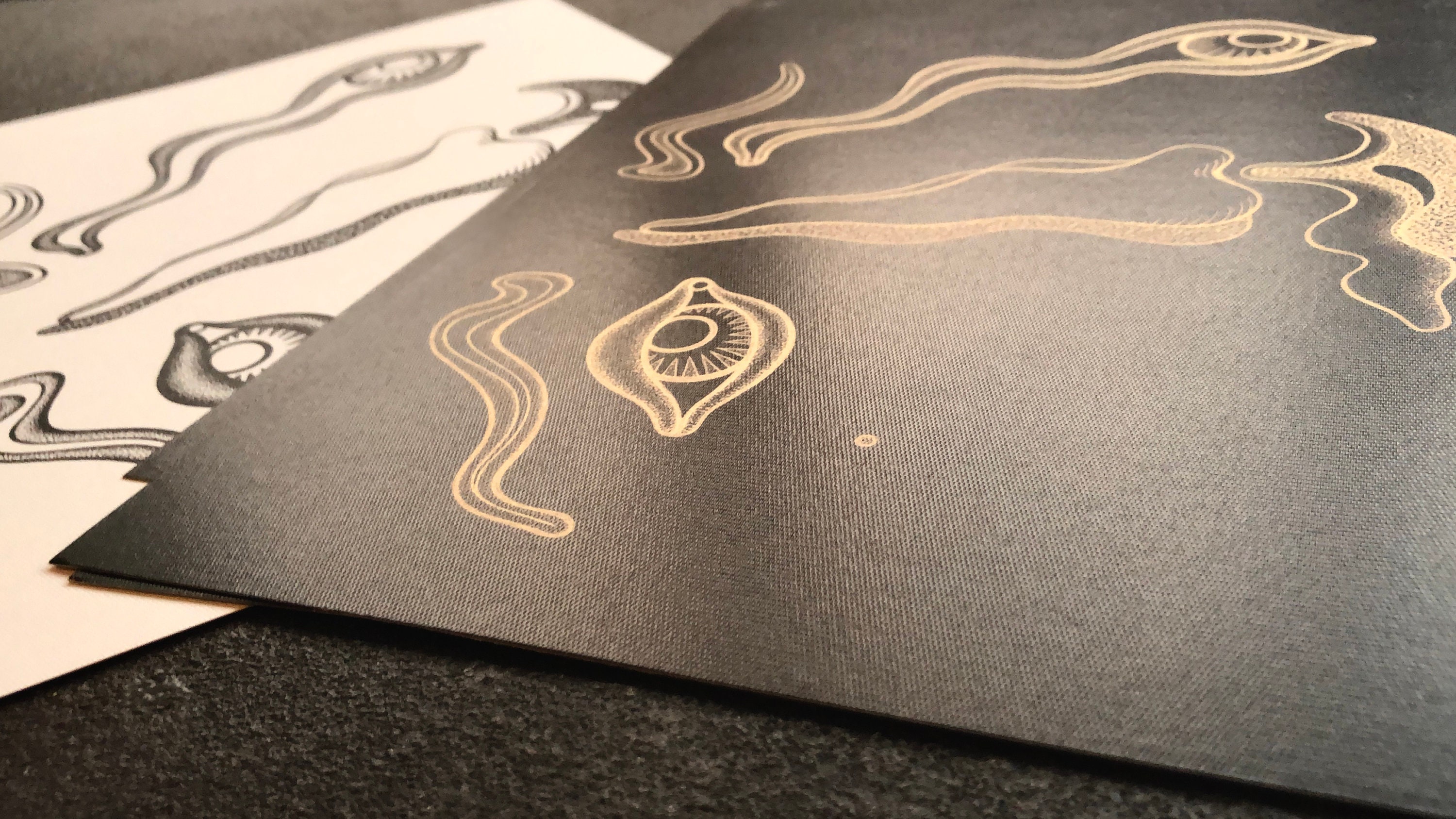 Art Print of Sad Face Portrait With Tear Eye on Linen Press Paper - Etsy