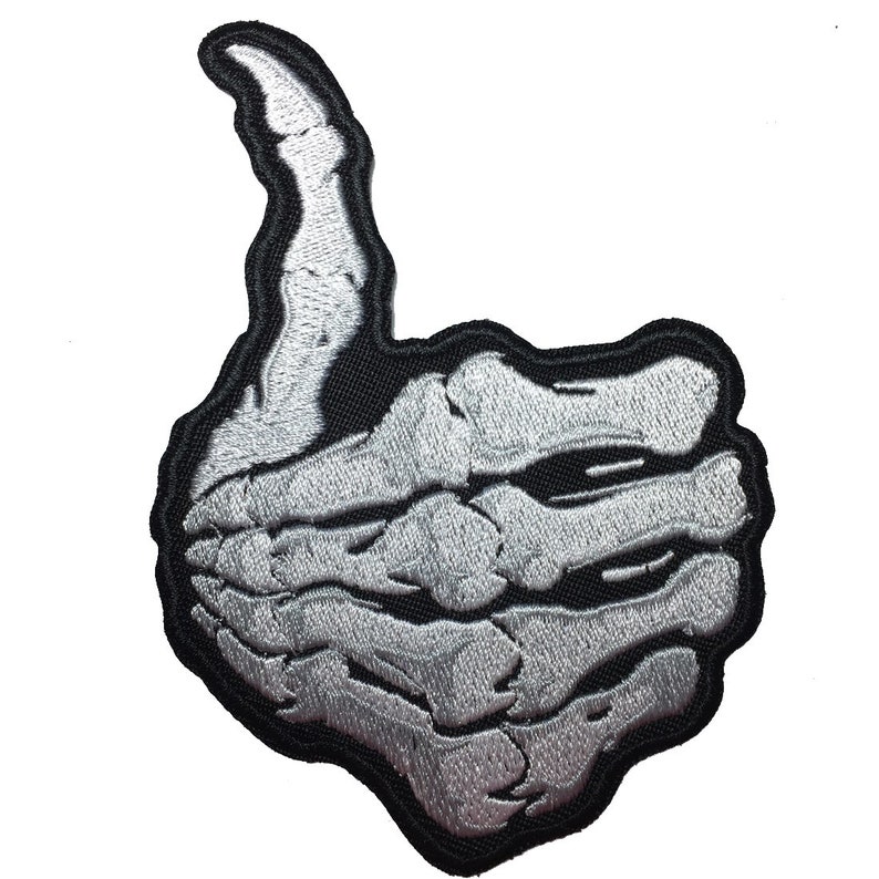 Ghost Bone Skeleton Hand Horror Halloween Spooky Hippie Indie | Etsy