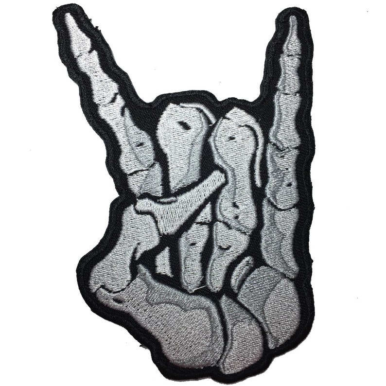 Ghost Bone Skeleton Hand Horror Halloween Spooky Hippie Indie | Etsy