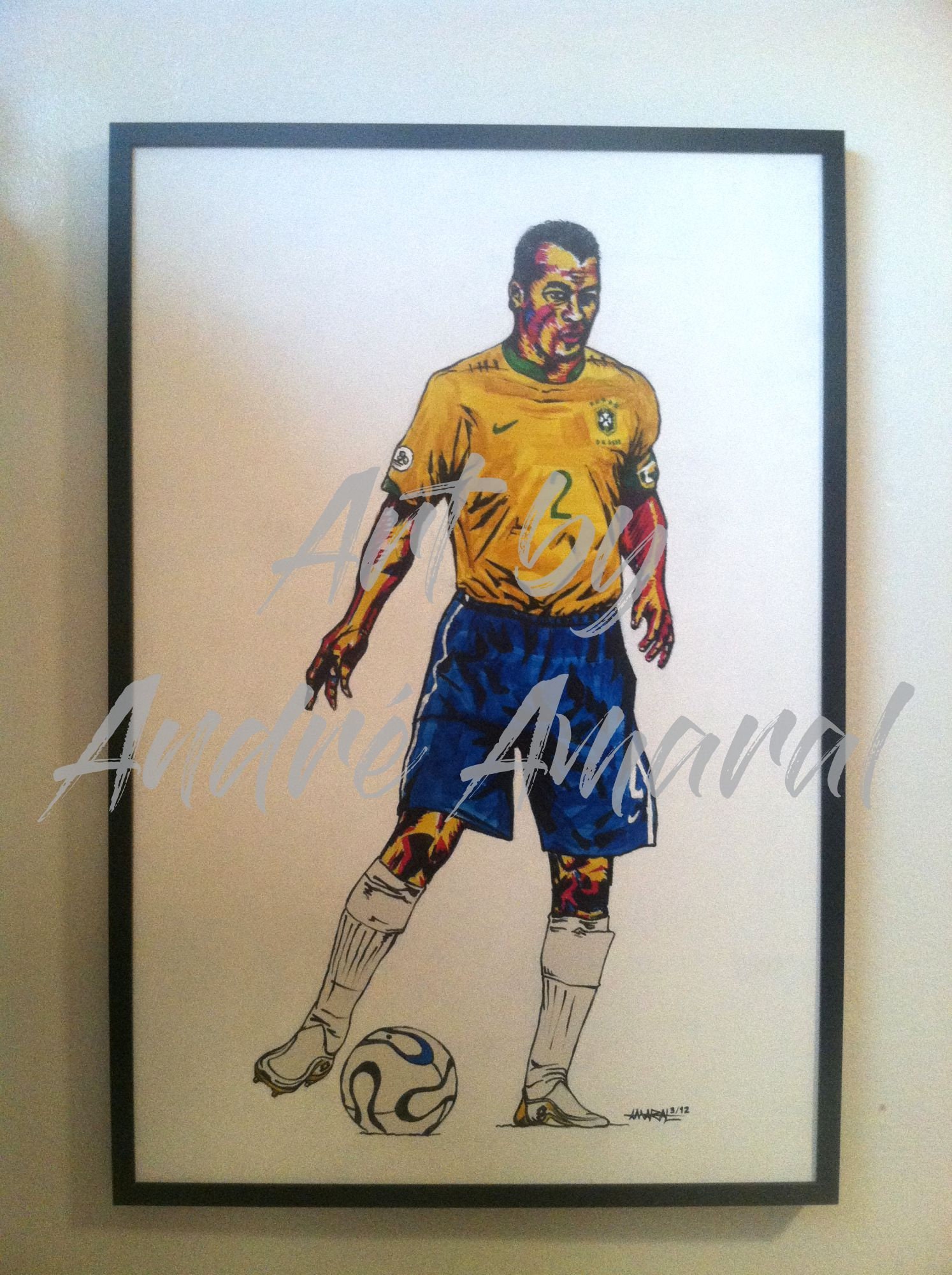 Painting: cafu 36 X 24 - Etsy