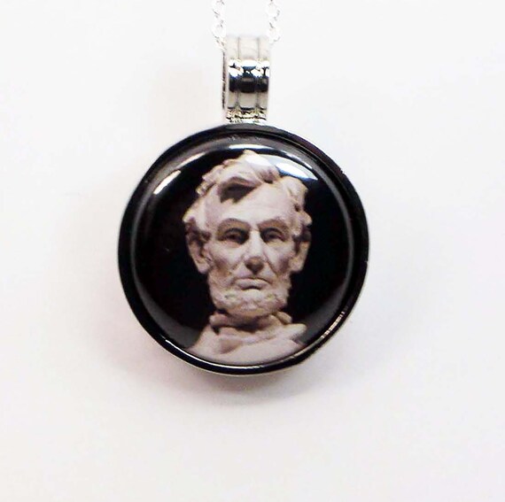 Portrait Pendant Abraham Lincoln lincoln Memorial - Etsy