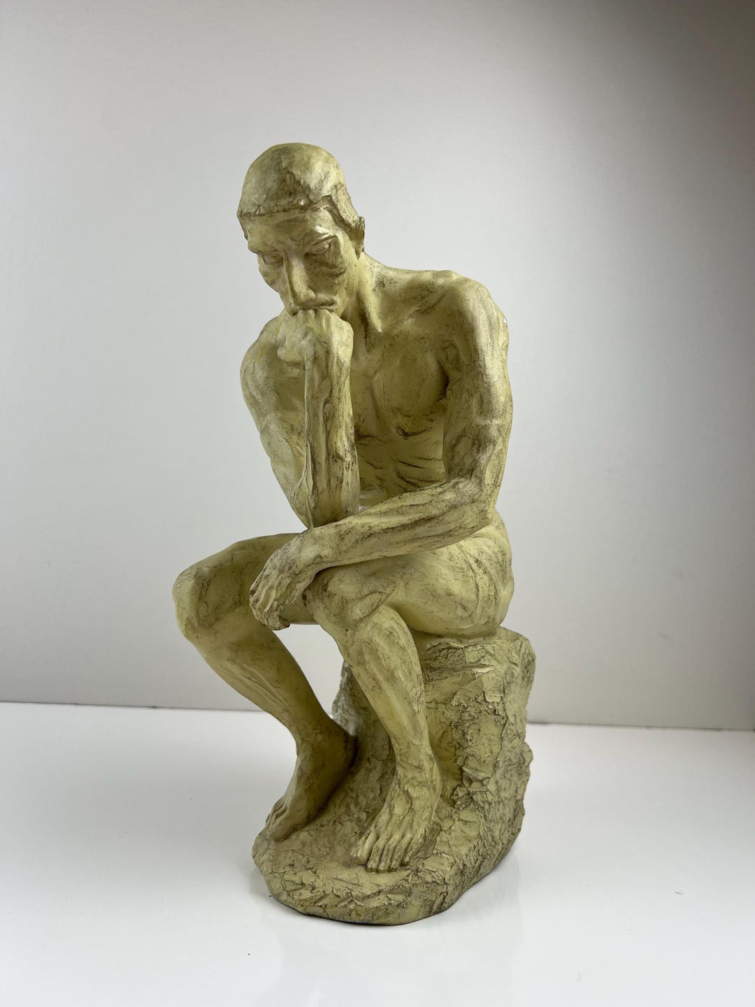 The Thinker Antique Inspired Statue Library Decor Statue Figure ...