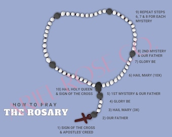 How to Pray One Decade Rosary [digital Download] - Etsy