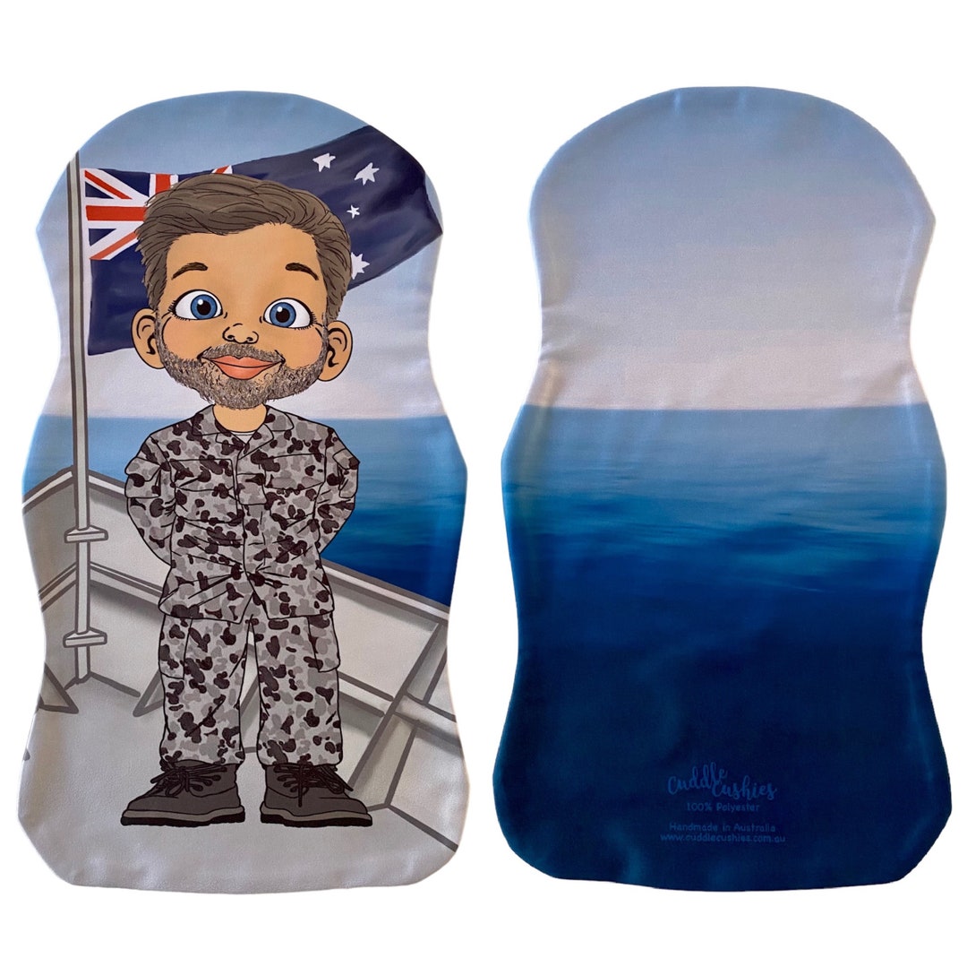 Navy, Military, Australian Defence Cushion Buddy Cuddle Cushie Plushie ...