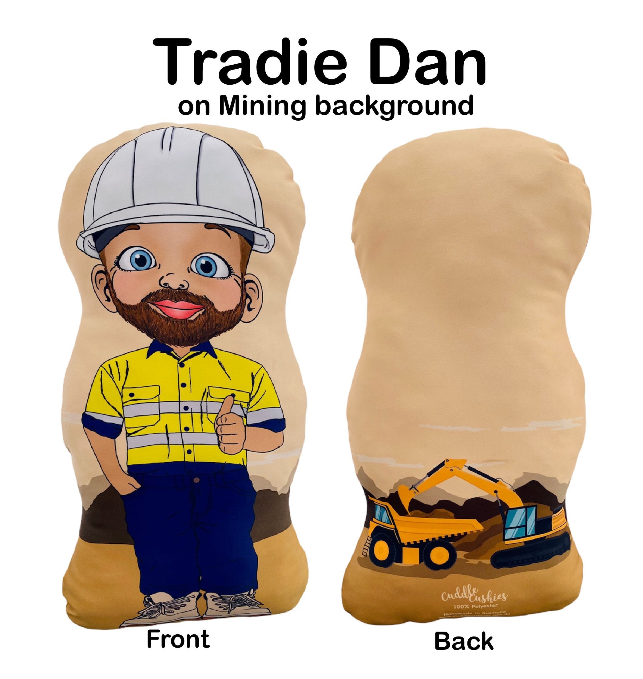 Tradie Cuddle Cushies Ready to Adopt - Etsy Australia
