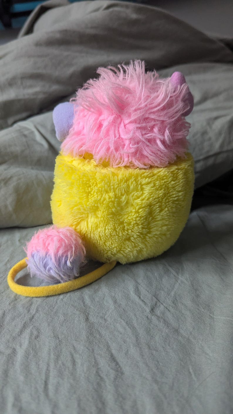 Popples Potato Chip Popple Plush Toy Yellow Popple Vintage 1980 Mattel ...