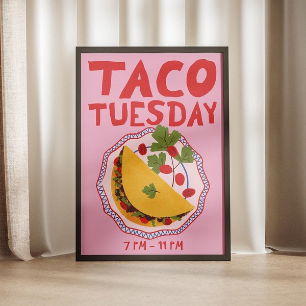 Taco Poster - Etsy