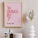 24 Divided by 3 AKA You Ate Preppy Print, Red Pink Girly Sign Poster ...
