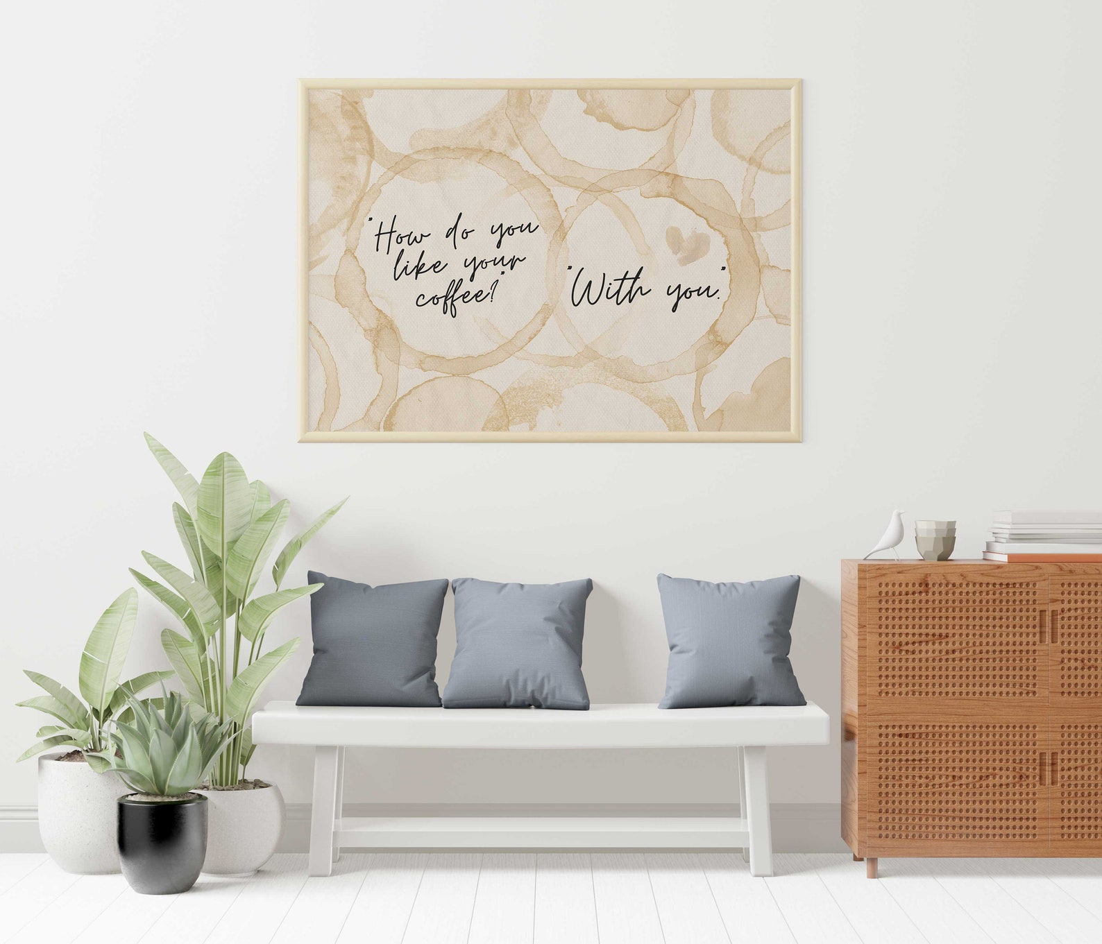 How Do You Like Your Coffee? With You Print, Caffeine Mug Stain Pattern ...