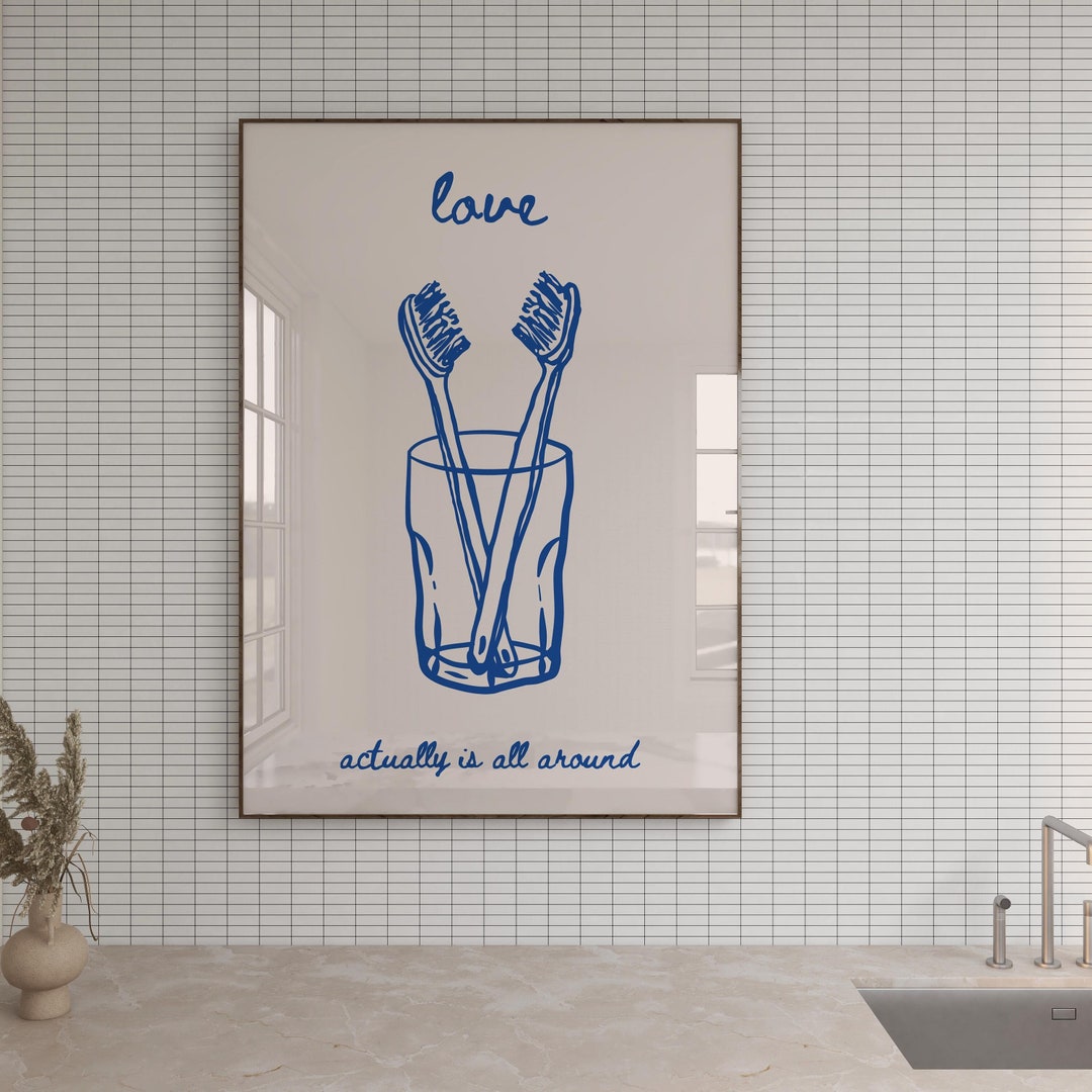 Love Actually is All Around Red Pink Preppy Print, Girly Trendy ...