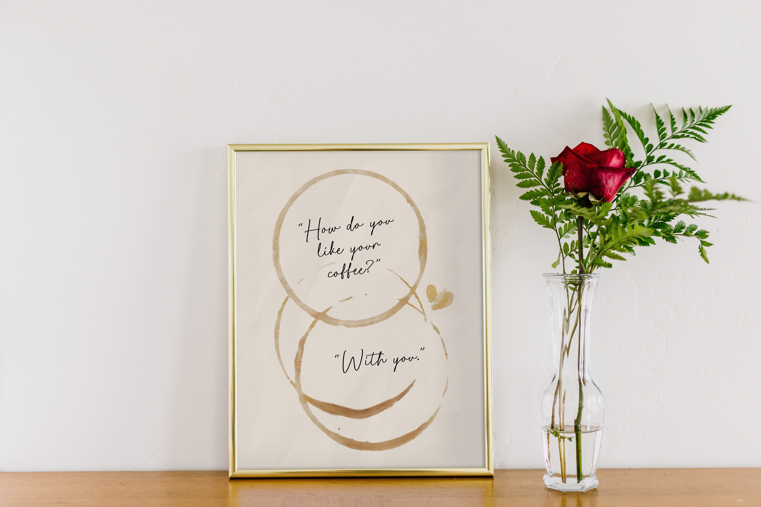 How Do You Like Your Coffee? With You Caffeine Mug Stain Poster, Cafe ...