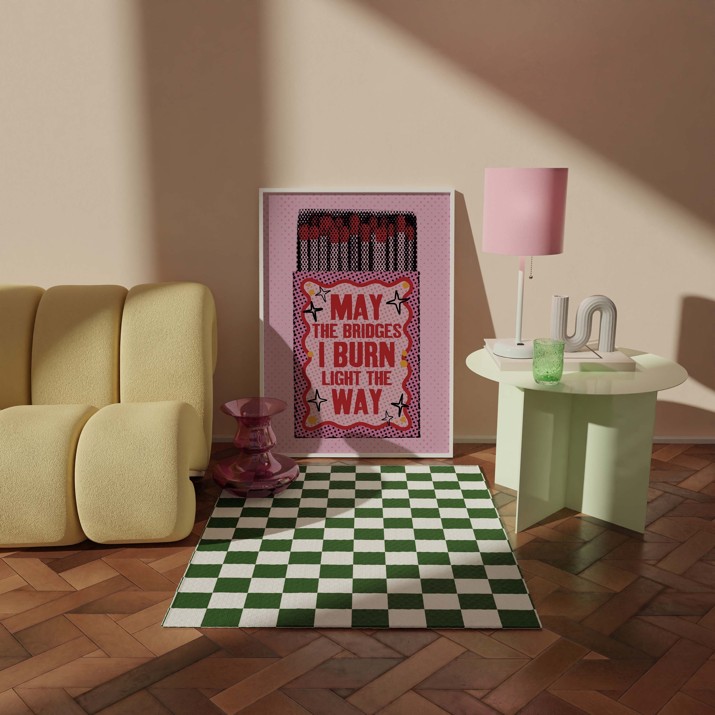 May the Bridges I Burn Light the Way Print, Vintage Aesthetic ...