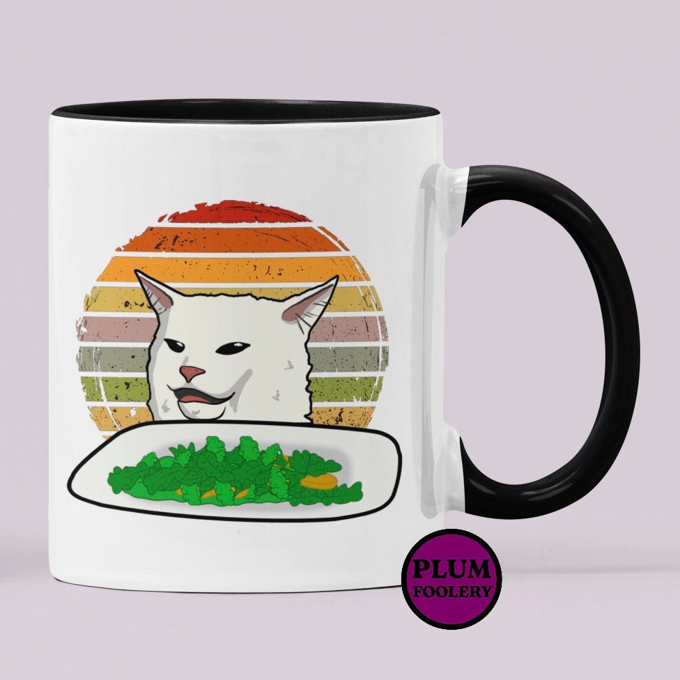 Smudge Cat Meme Mug Funny Social Media Gift sold by Nkosana | SKU ...