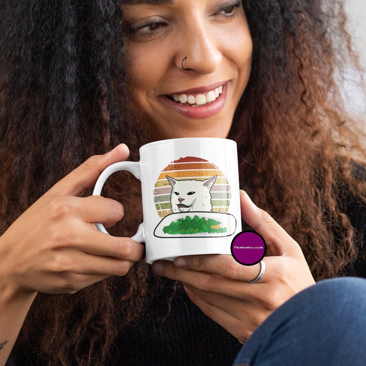 Smudge Cat Meme Mug Funny Social Media Gift sold by Nkosana | SKU ...